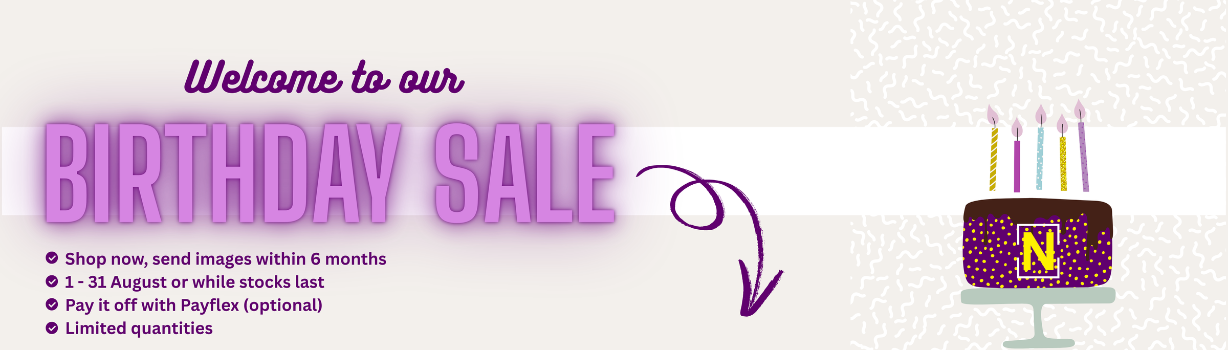 Birthday Sale