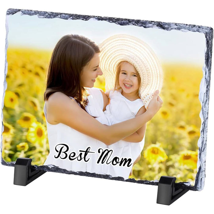 Slate Photo Stone with Stand (Choose your shape & size)