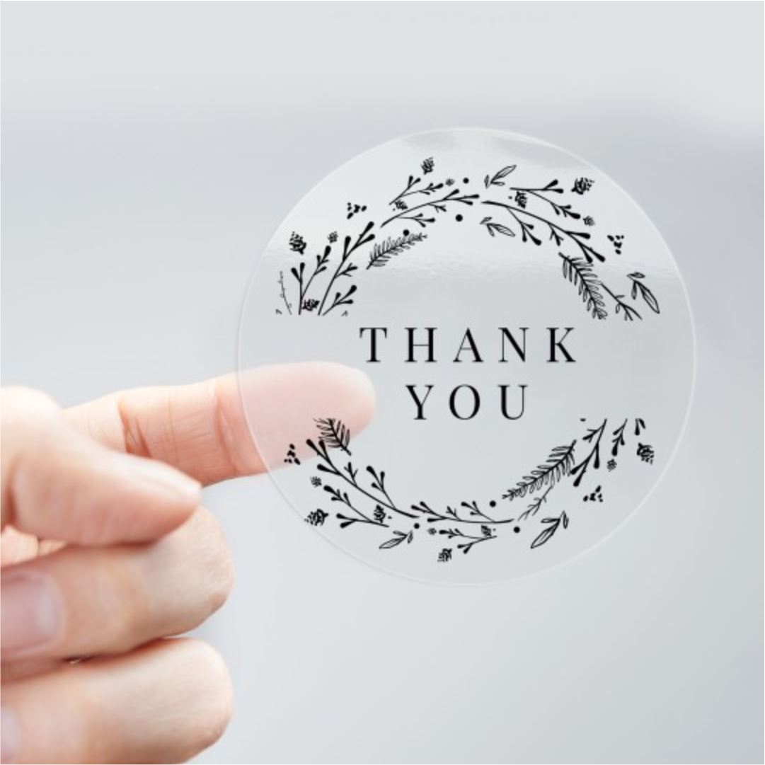 Transparent Vinyl Sticker Labels | Any Shape & Size